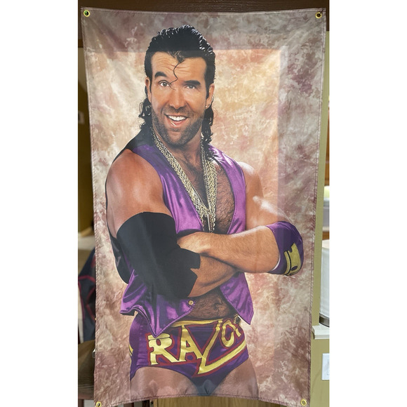 Blunt Trama | Art | Wwf Razor Ramon Wcw Scott Hall 5ft Flag Nwo The ...